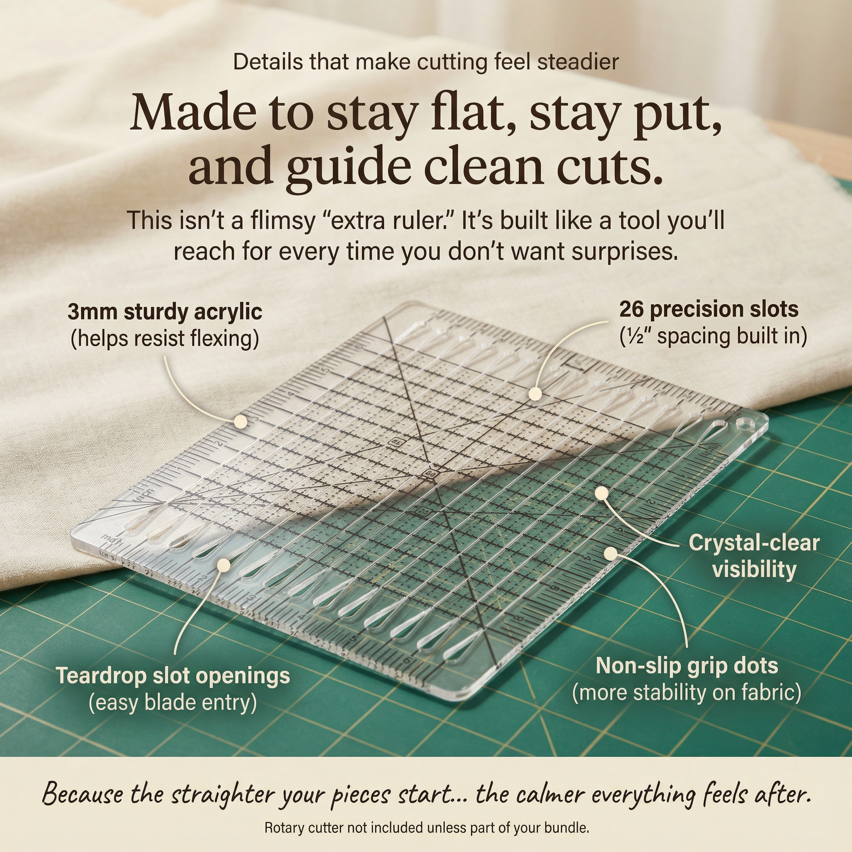 SlotMaster – SlotMaster Quilt Ruler for Precision Cutting