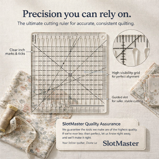 SlotMaster – SlotMaster Quilt Ruler for Precision Cutting